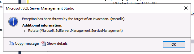 Lab10-Exercise 3 -Task 5 - Issue Enabling Always Encrypted in SSMS ...